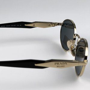 Prada | Accessories | Prada Pr65zs Zvn9t Sunglasses Pale Gold Dark Grey ...